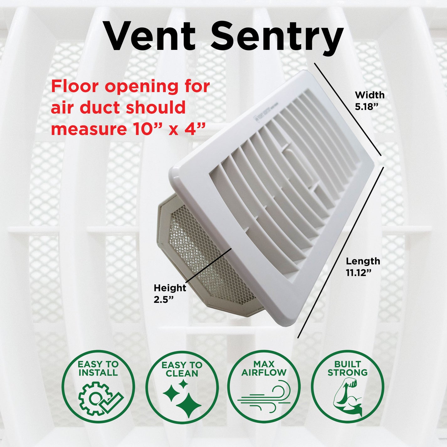 Vent Sentry 10 x 4 + Vent Register